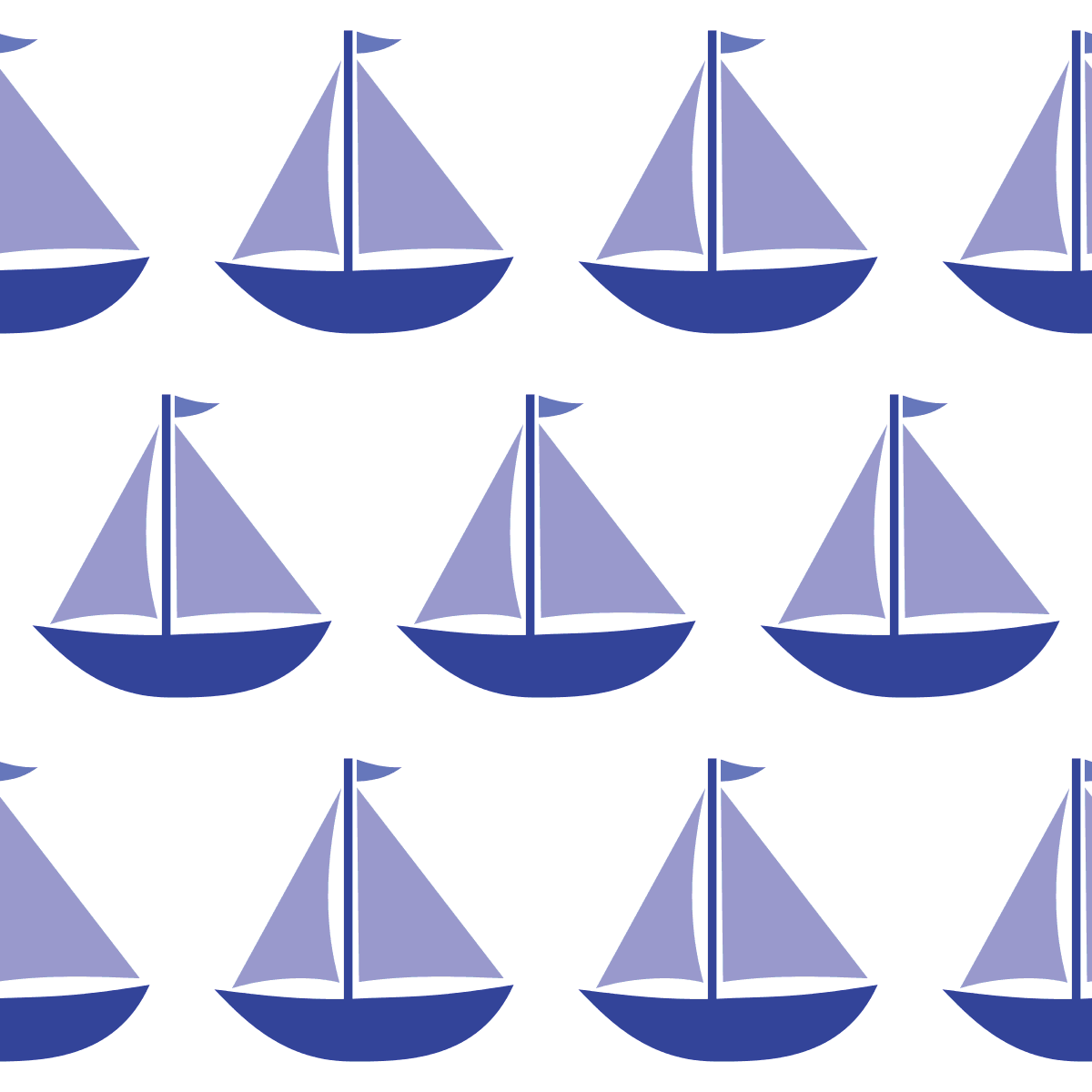 Navy Blue Sailboat Clipart